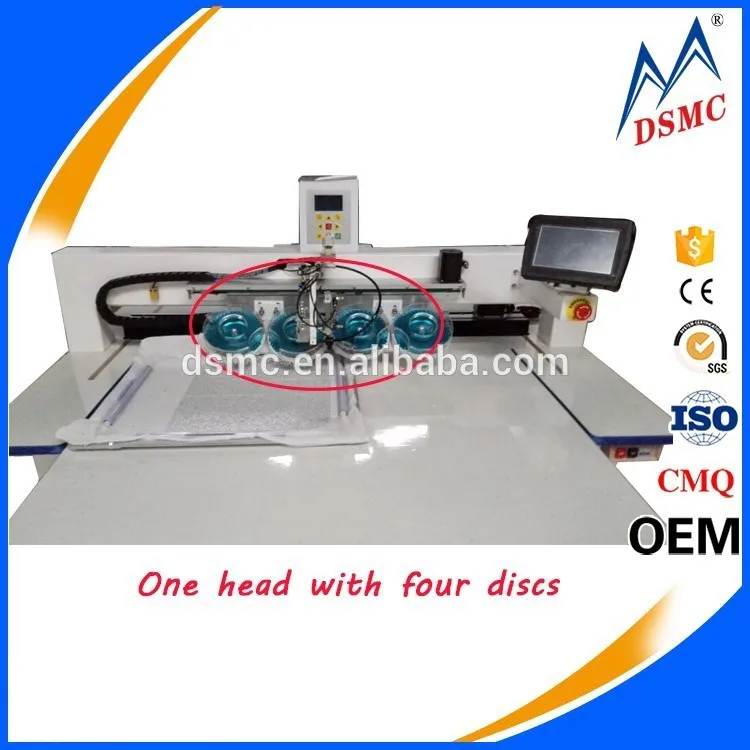 High Quality 2 Heads 4 Plates Automatic Rhinestone Machine