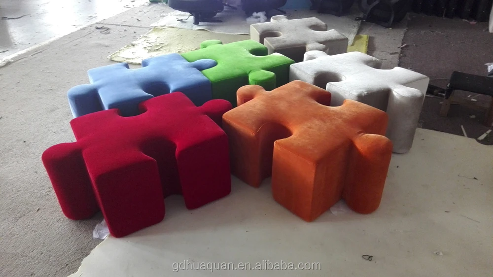 Kids School Buzzi Puzzle Stool Ottoman Pouf For Indian - Buy Indian ...