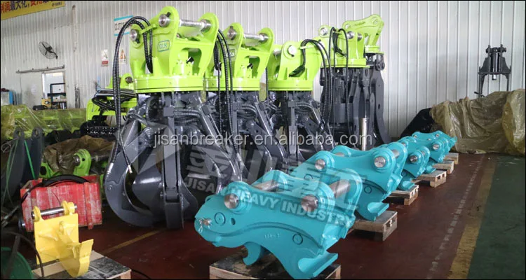Orange Peel Grab, Hydraulic Material Grapple, Sunwad Scrap Grapple for ...
