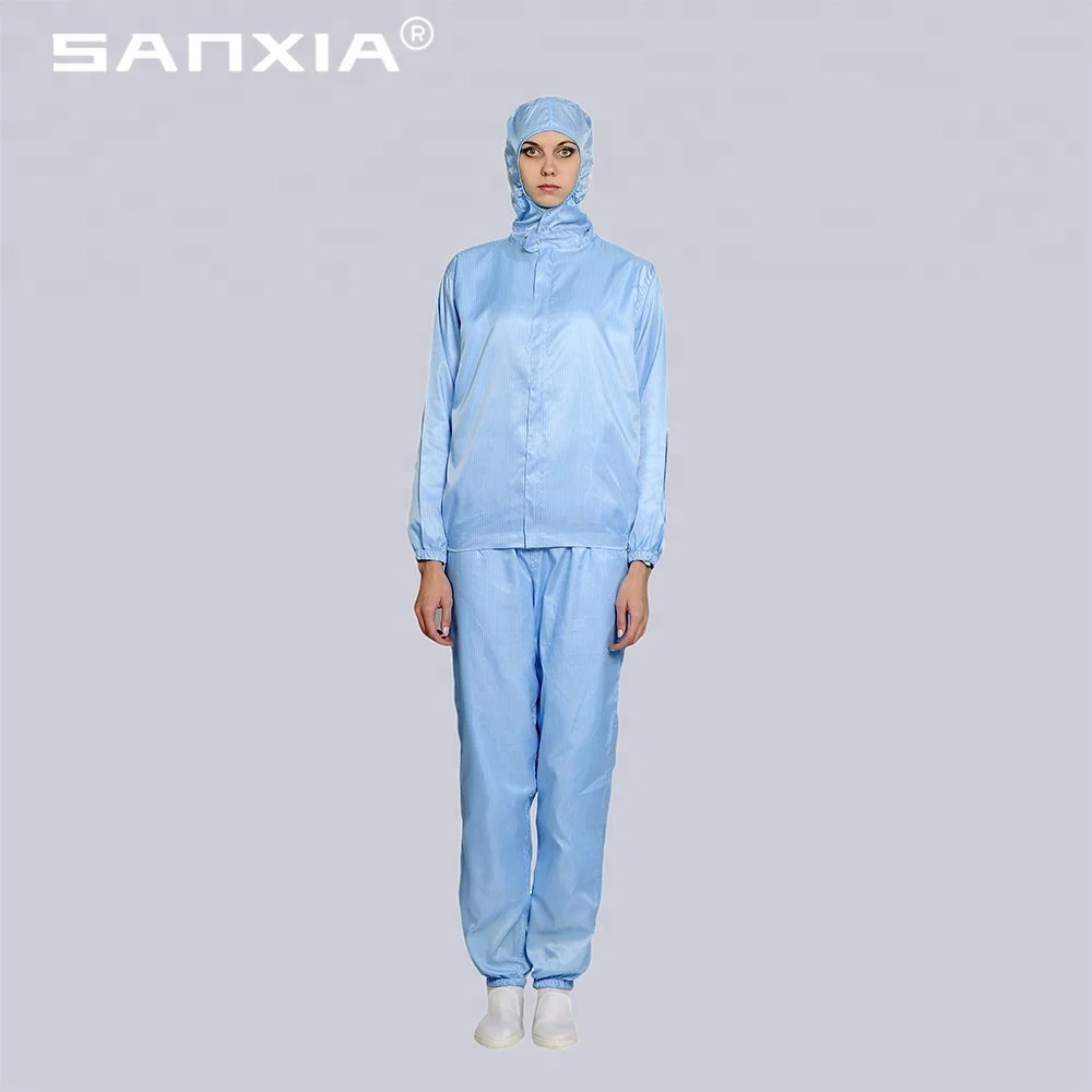 Woman And Men Clean Room Apparel Sgs Certificated Class 100000 Clean ...