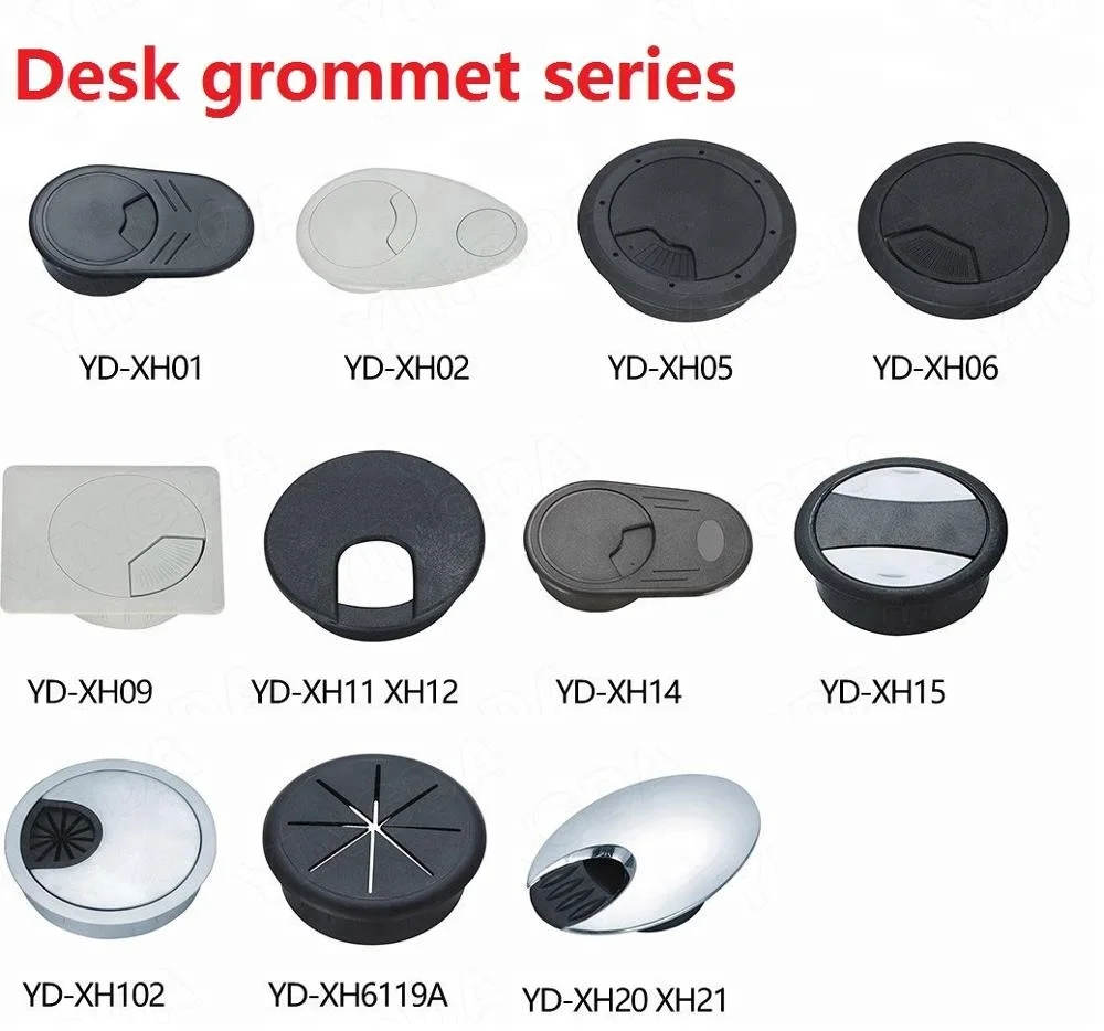 60 Mm and 80mm Dia Round Grommet for Computer Desk Cable Management