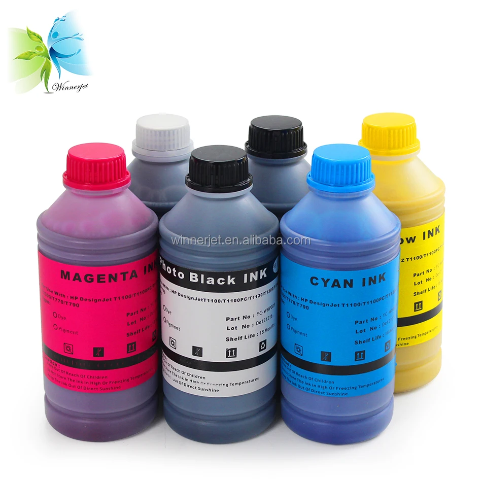 6 Color For Hp72# Pigment Ink For Hp Designjet T610 T620 T770 T790 ...