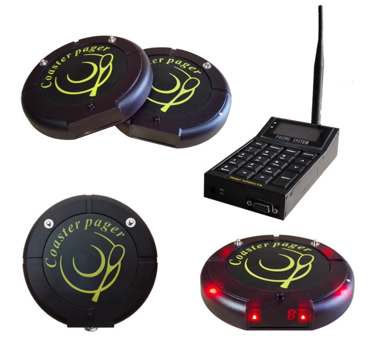 Paging System Guest Coaster Pager System For Restaurant Portable ...