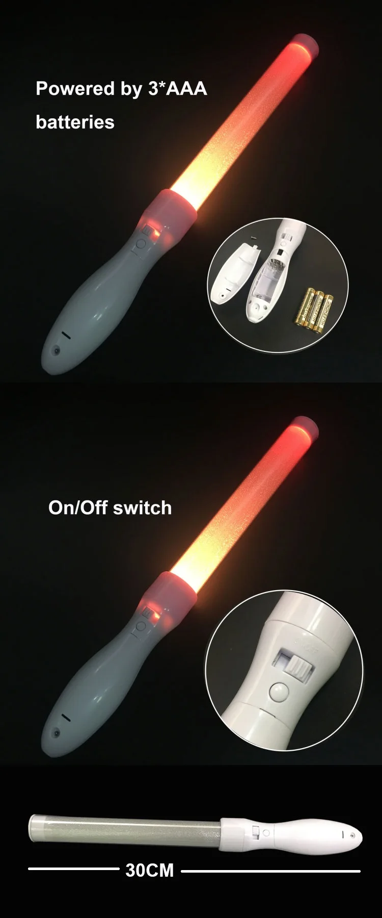 Remote Controlled Popular Promonial Item Led Electric Glow Stick For ...