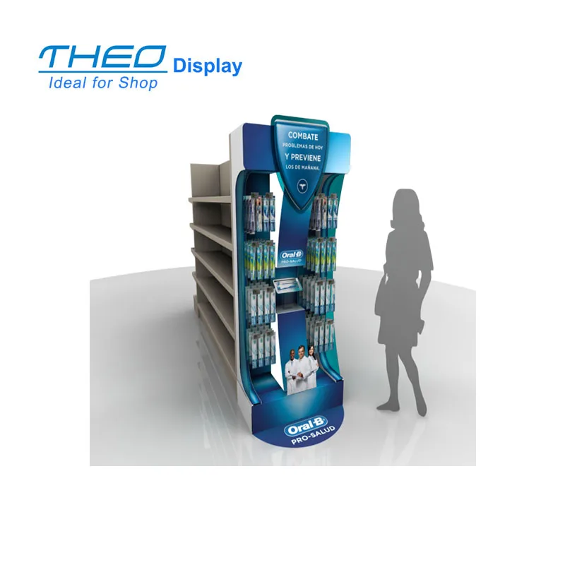 Supermarket Toothbrush Display Stands - Modern & Customizable
