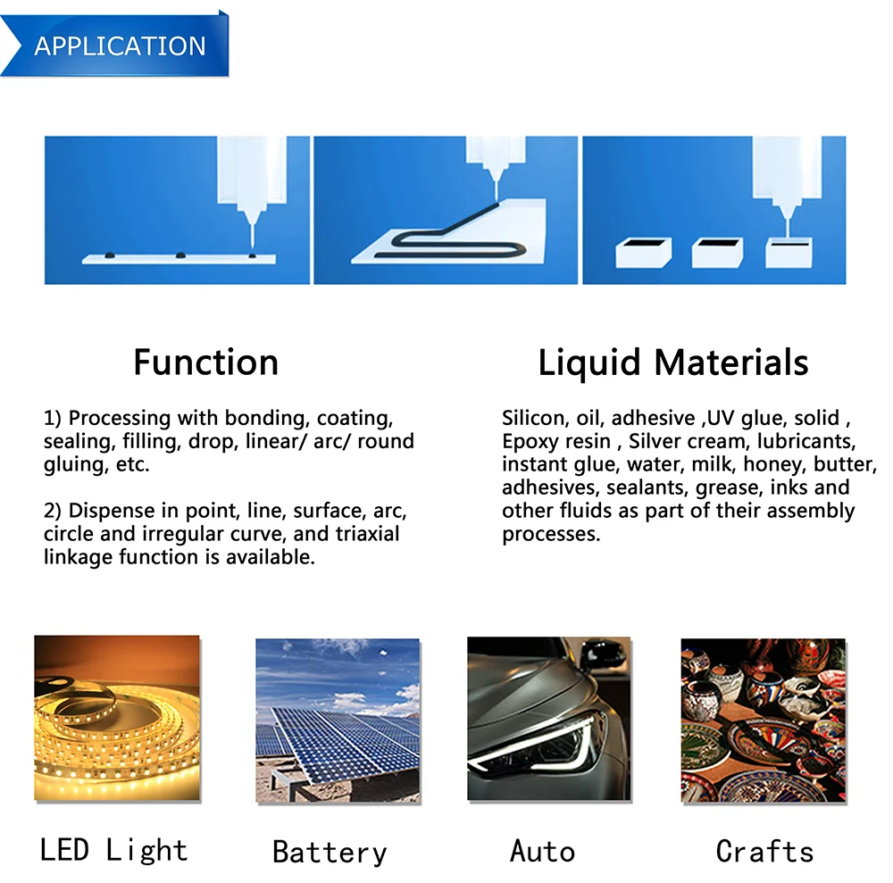 High mixing speed epoxy resin silicone PU dispensing machine for LED ...