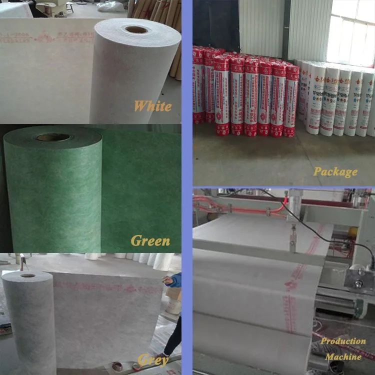 Composite Pp+pe Non-woven Roofing Breathable Waterproof Membrane For ...