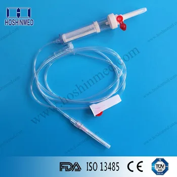 Medical Supplies Y-site Injection Port Ce/iso Approved Blood Giving Set ...