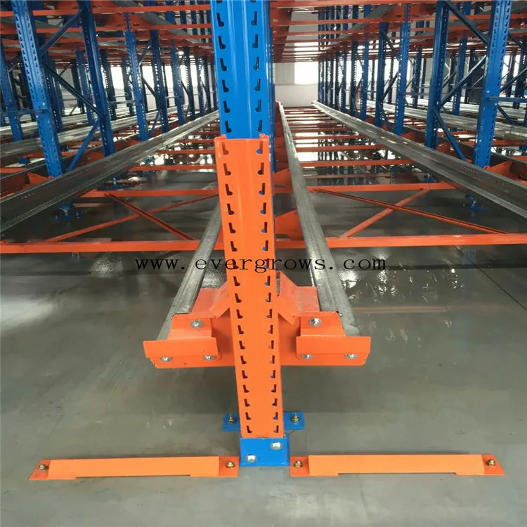 Sliding Warehouse Storage Radio Shuttle Racking Pallet Runner Rack ...