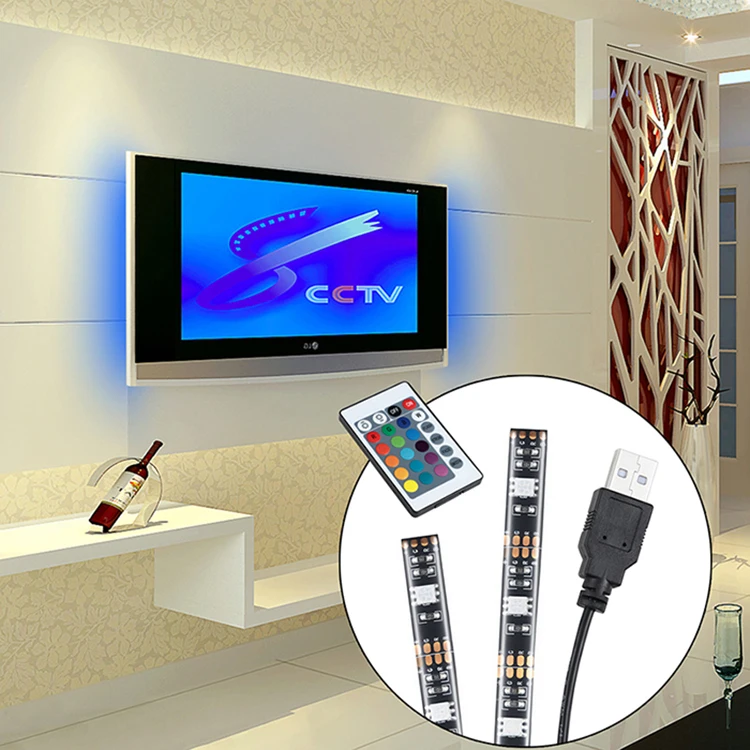 Waterproof Ip65 Smd5050 Rgb Tv Led Strip Usb Tv Ambient Backlight Usb ...