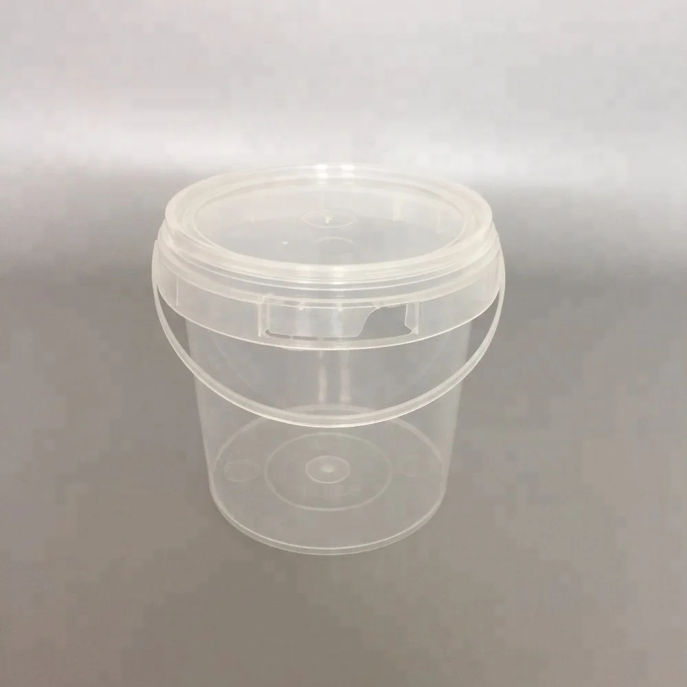 1litre Clear Plastic Pail With Lids Food Grade - Buy 1litre Food Grade ...