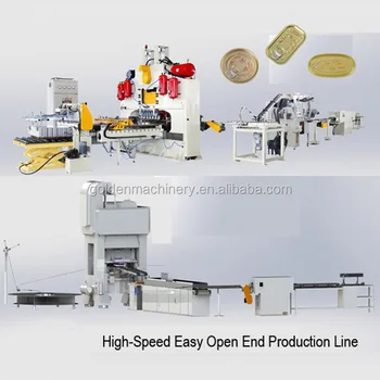 Automatic Easy Open Door Production Line /tinplate Easy Open End Eoe ...
