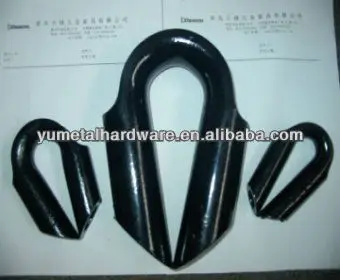 Electric Galvanized US Type G414 Wire Rope Thimble Products from Qingdao Yumetal Hardware ...