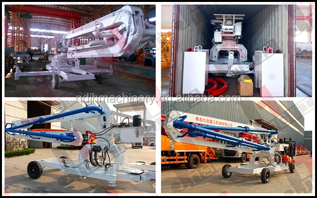 15m 17m 18m 21m Hydraulic Concrete Distributor Boom Spider Placing Boom ...