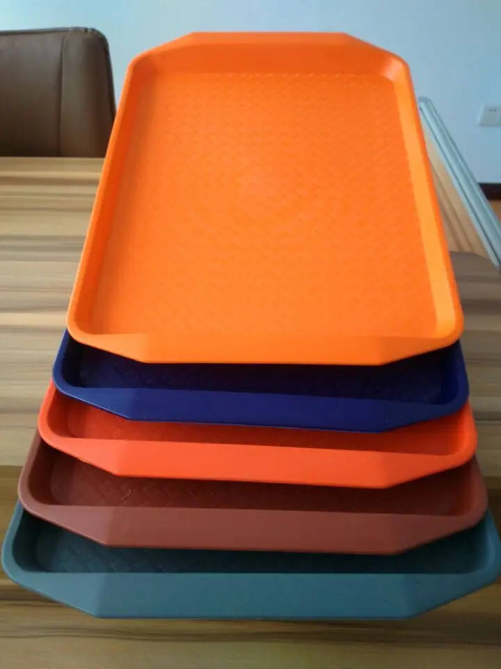 Custom Wholesale Stackable Rectangular Plastic Serving Tray For Kfc ...