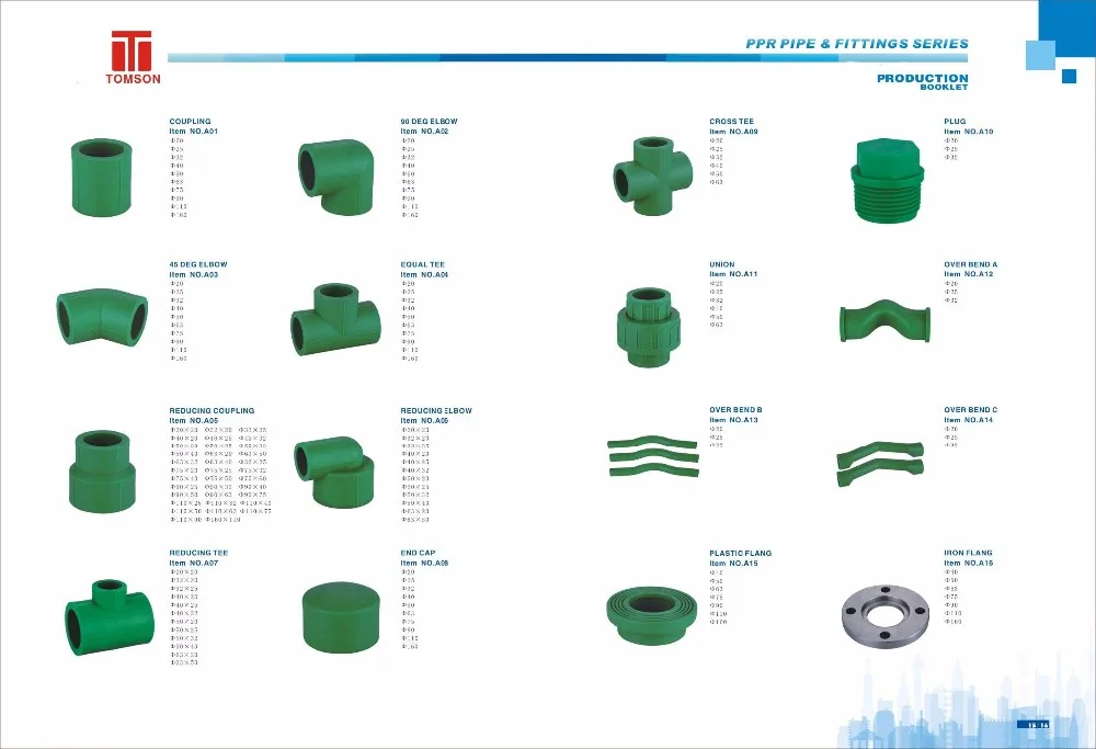 High Quality Ppr Pipe Ppr Fittings Elbow Tee Coupling Socket Ppr - Buy ...