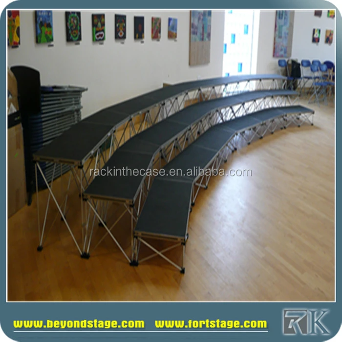 Aluminum Carpet Panel Stage with Portable Stage Folding Riser| Alibaba.com