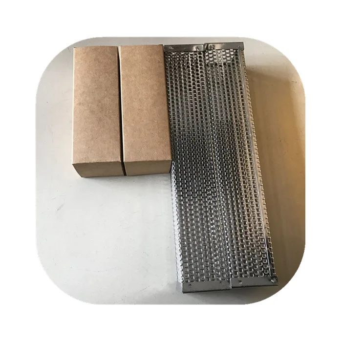 Stainless Steel Pellet Perforated Tube Cubic Pipe 12" Square Bbq ...