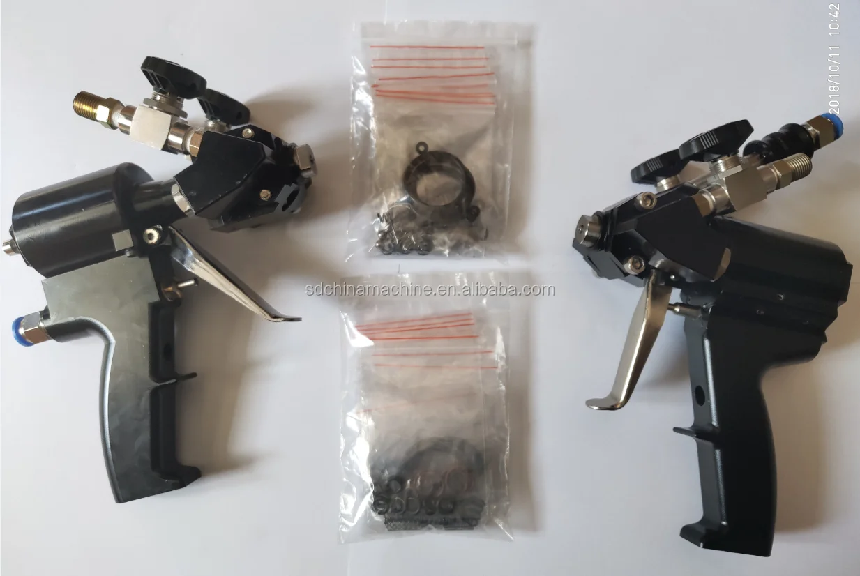 P2 Polyurea Spray Gun Two Component Building Polyurea Spray Foam Gun ...