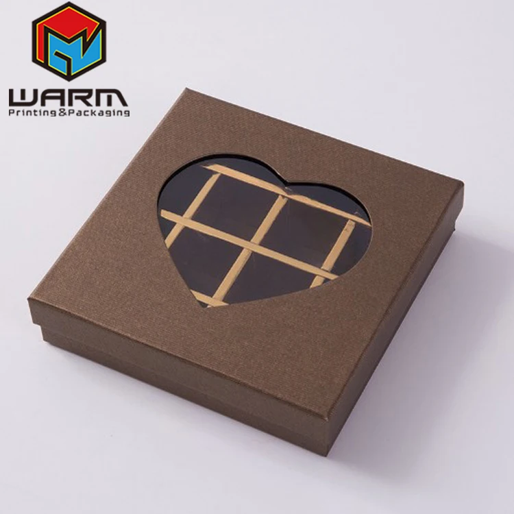 Divider Cake Flower Packaging Box Chocolate Cardboard Box With Paper ...