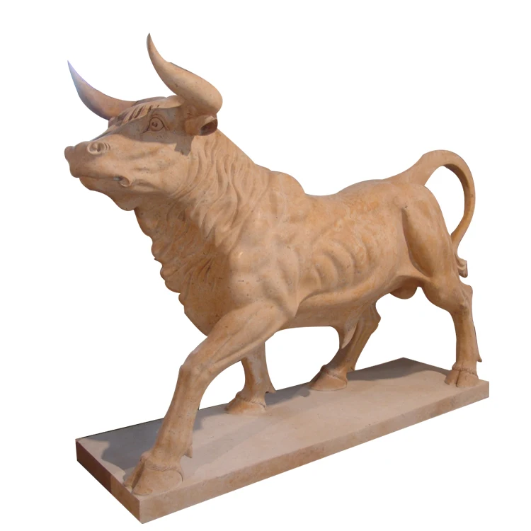 Escultura de cabeza de toro de piedra tallada| Alibaba.com