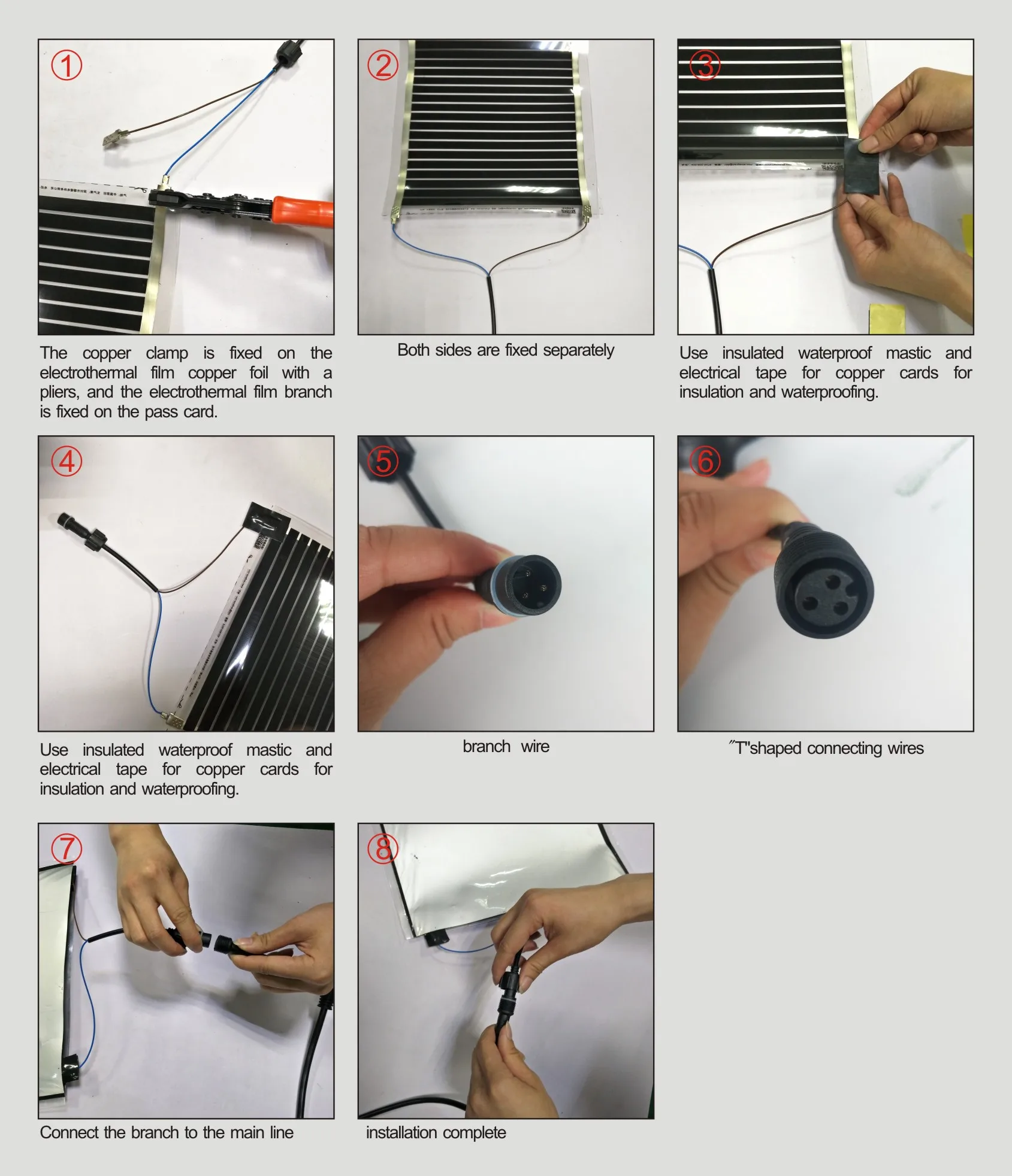 Volun Far Infrared Radiant Floor Heating Film - 12V 24V 36V