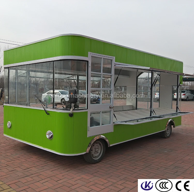 1800mm Electrical 48v Snacks Cart Food Van - Buy 2.35m High Foods Van ...