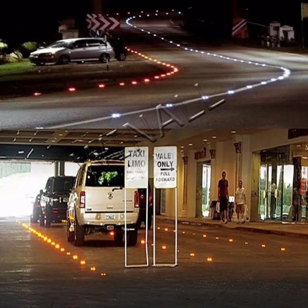 Smart Solar LED Underground Road Stud Flashing Light for Crosswalks ...