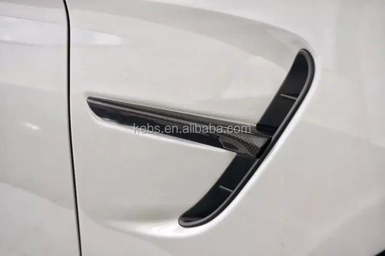 Carbon Fibre Side Fender Trims Replacement Cover for BMW F80 F82 F83 M3 ...