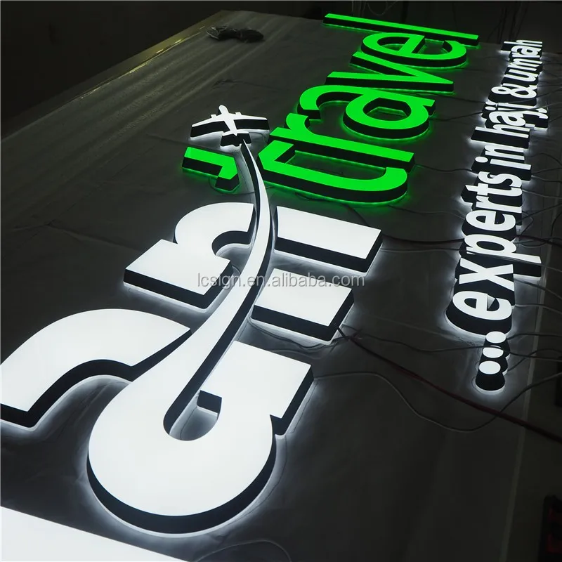 New Fashion Indoor Lighted Led Sign Mini Acrylic Letter 3d Sign Letters ...