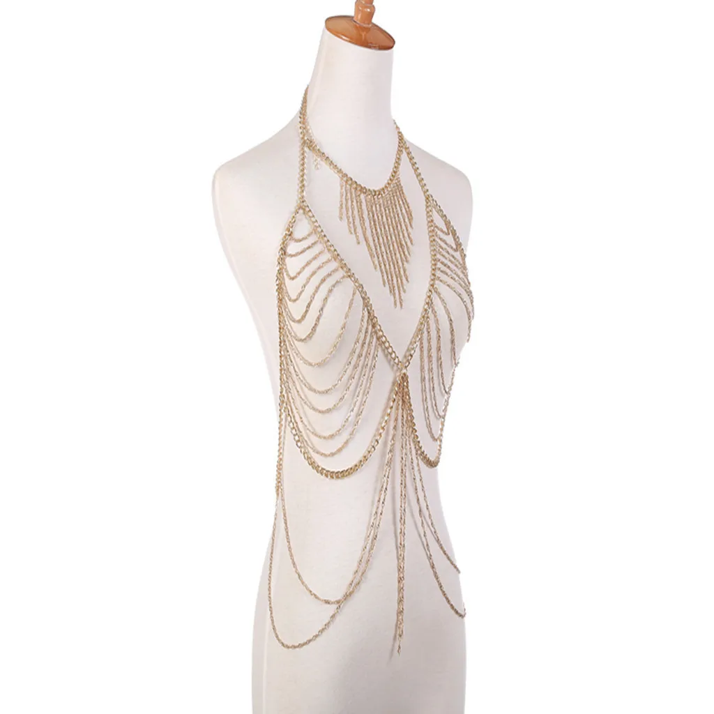 Sh3632 Long Tassel Bra Chain Original Design Sexy Chain For Women Body ...