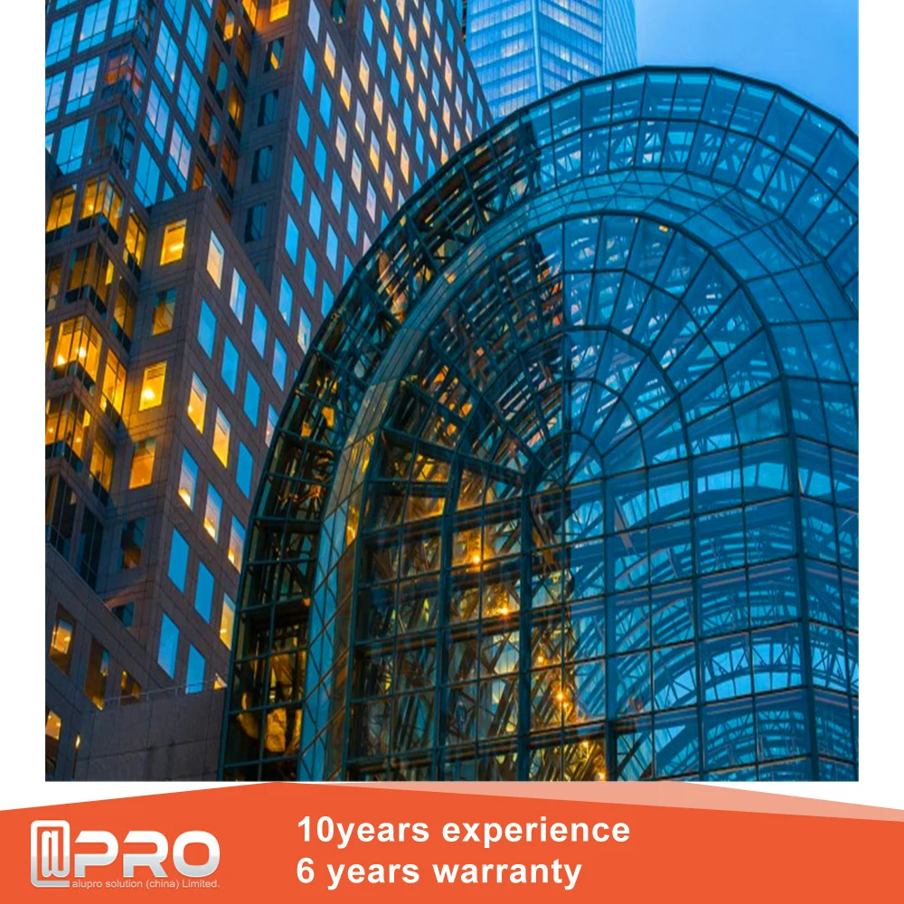 Heavy Structural Point-fixing Glass Curtain Wall With Big Size For ...
