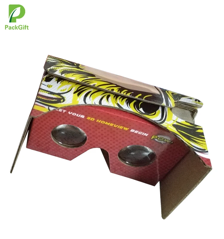 Custom Print Google Cardboard VR Paper Box 3D Glasses
