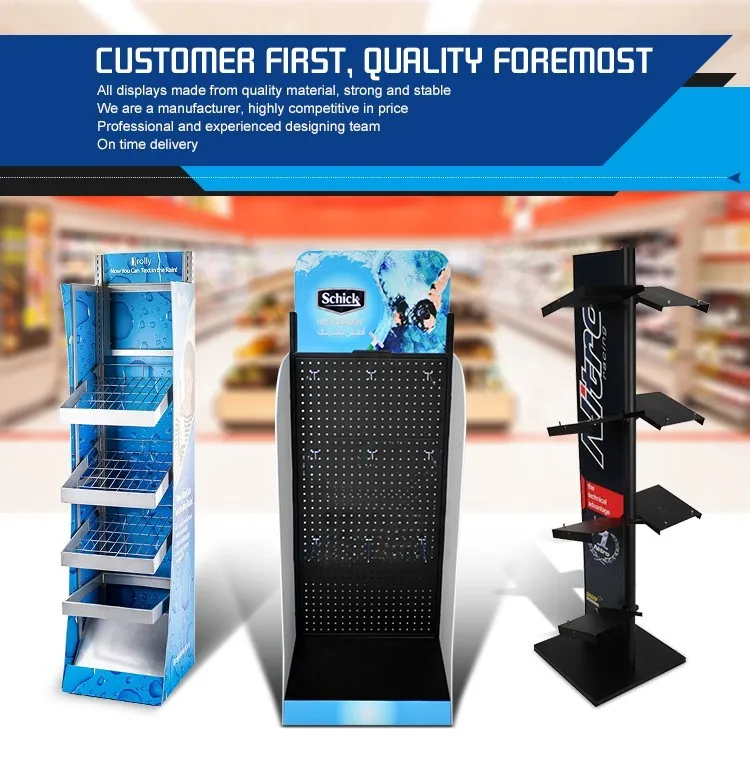 Customized Metal Bag Display Stands for Shops - Double Sided
