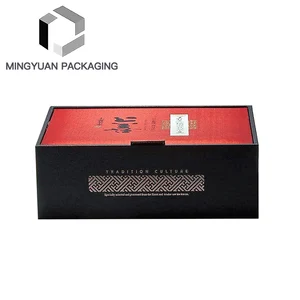 custom red paper chinese tea gift box - 动态图库网