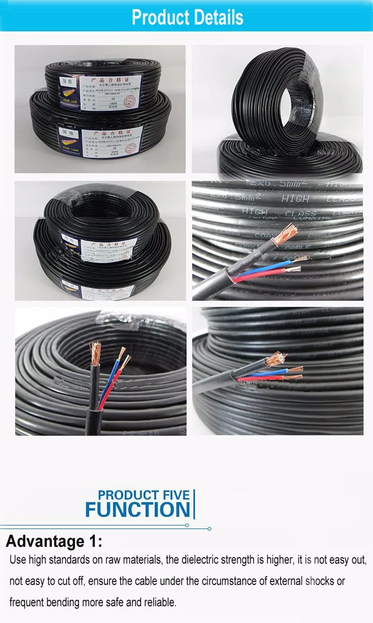 Rg6 Digital Coaxial Cable Wire Rg6u Rg11u Rg58u Rg174 Rg213 Catv Cable ...