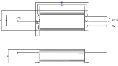Intertek 100w 2a Input 220vac Dc Ip67 0-10v Dimming Led Driver Module ...