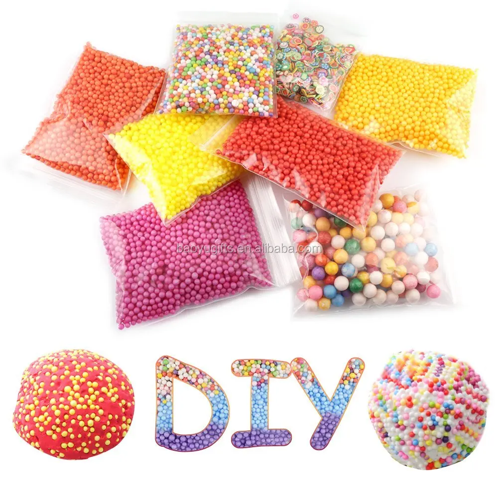 Crystal Diy Slime Kit Fluffy Slime Kit Ready-made In A Plastic ...