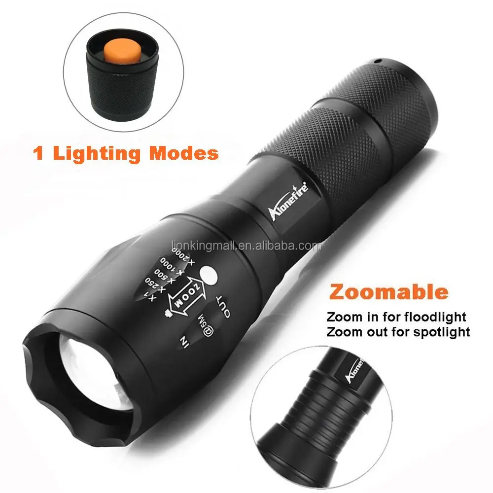 Alonefire G700 Red LED 10W Spotlight Flashlight for Camping