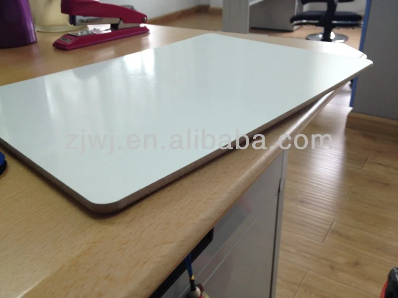 Jiangsu Non-Magnetic Melamine MDF School Whiteboard Frameless White ...
