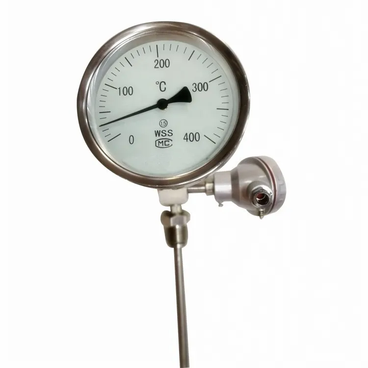 -80~500c,Wss Series Industrial Bimetal Thermometer - Buy Bimetal ...