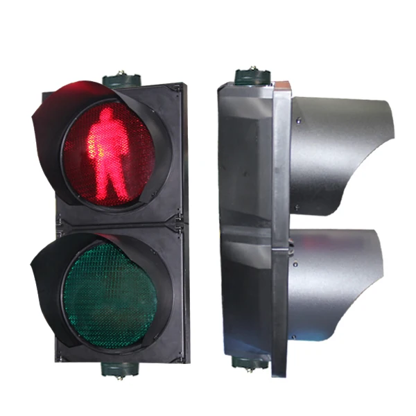 High Quality IP65 Semaforo 200mm 300mm Traffic Light for Crossroads