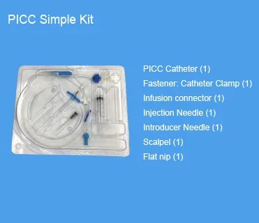 Single Lumen Picc Catheter Kit Silicone Picc Line - Buy Picc Catheter ...