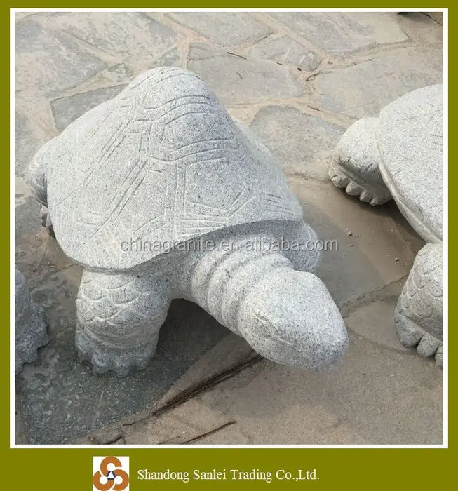 Hand Carved Stone Turtle Carving - Customizable & Durable
