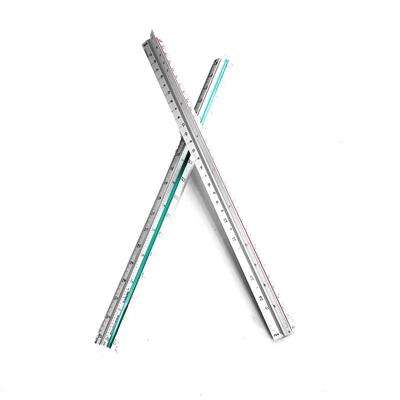 6inch Metal Laser-etched Black Stainless Steel Ruler Set - Buy ...