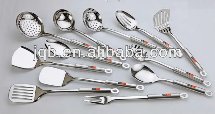 6 Pcs Stainless Steel Kitchen Tools With Hollow Handle - Buy Stainless ...