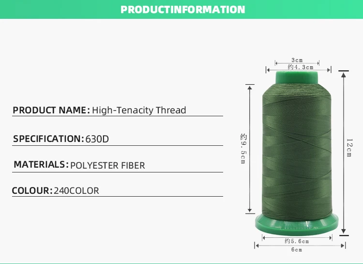 100g 630d/3 High Strength Nylon Bonded Thread For Sewing Shoes - Buy ...