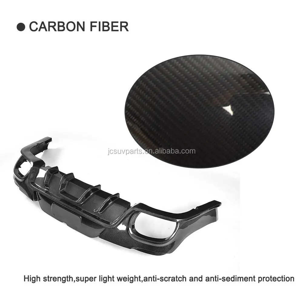 Carbon Fiber Rear Diffuser Lip for Porsche Panamera 2014-2016