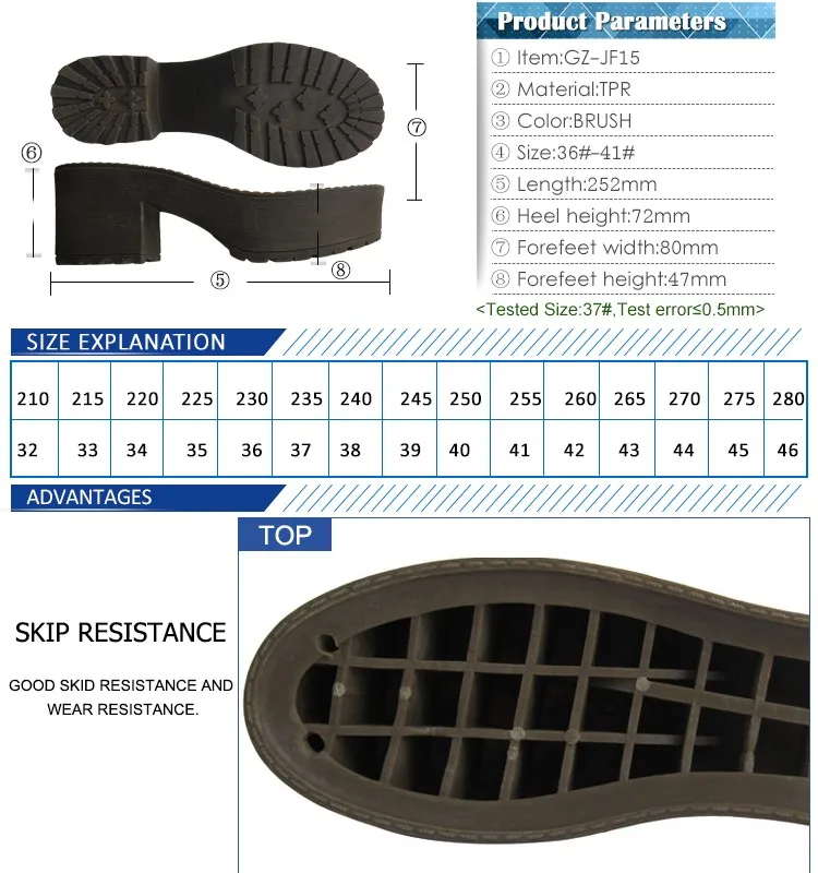 Low Heel Boot Sole Tpr Sole Designs Ladies - Buy Tpr Sole,Boot Sole,Low ...