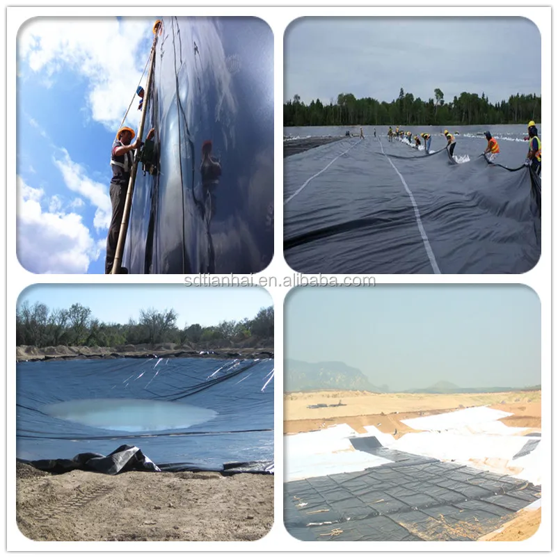 Sewage Treatment Hdpe Geomembrane Hs Code With Astm Quality In High ...